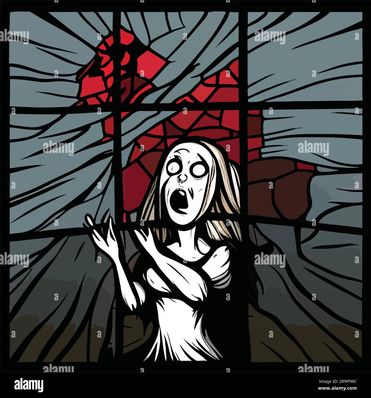 Anguish Stock Vector Images - Alamy