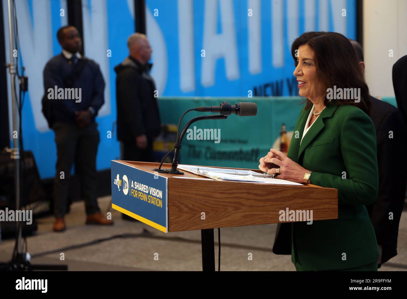 NEW YORK, NY- JUNE 26: New York State Governor Kathy Hochul and Elected ...