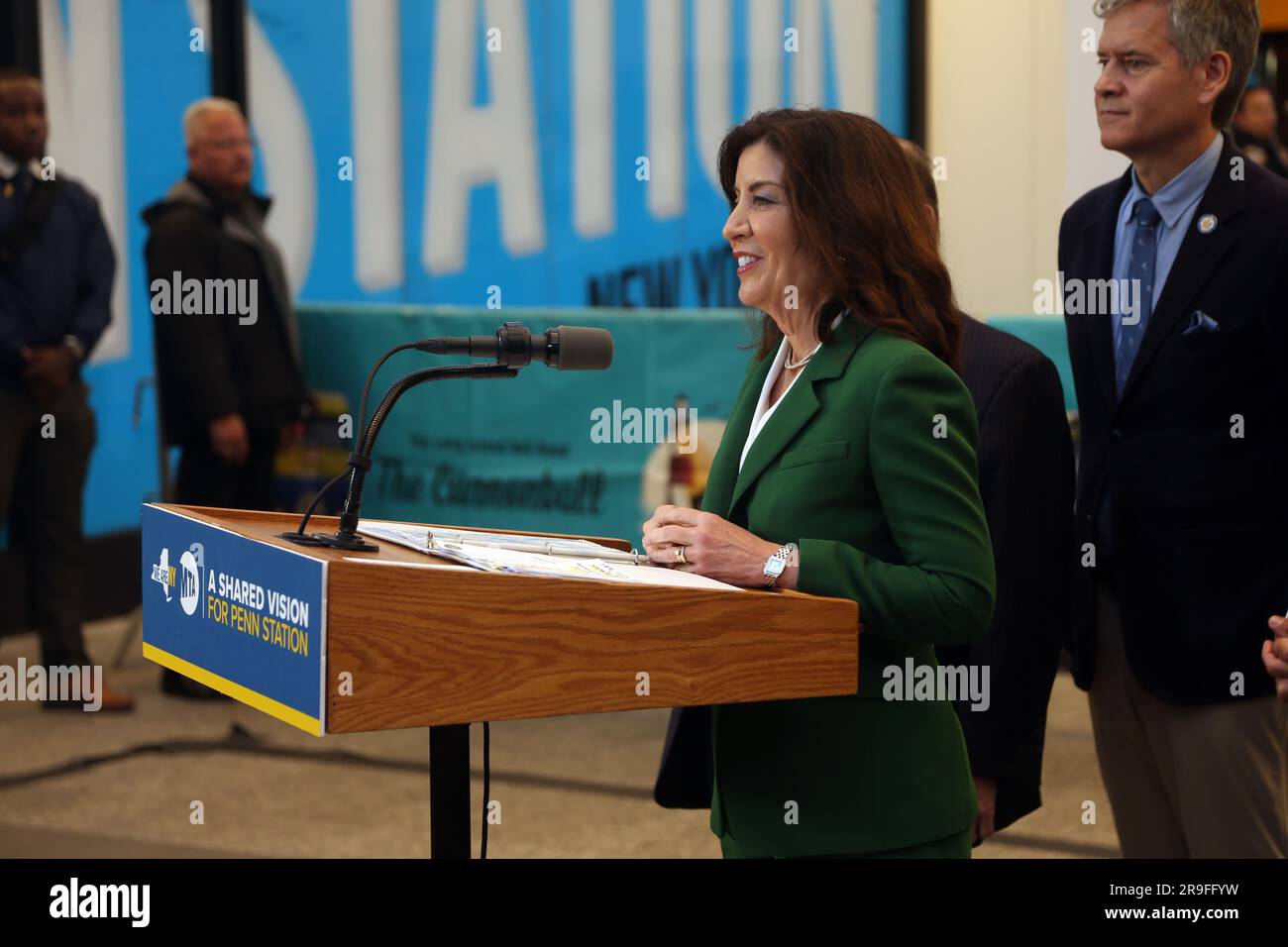 NEW YORK, NY- JUNE 26: New York State Governor Kathy Hochul and Elected ...