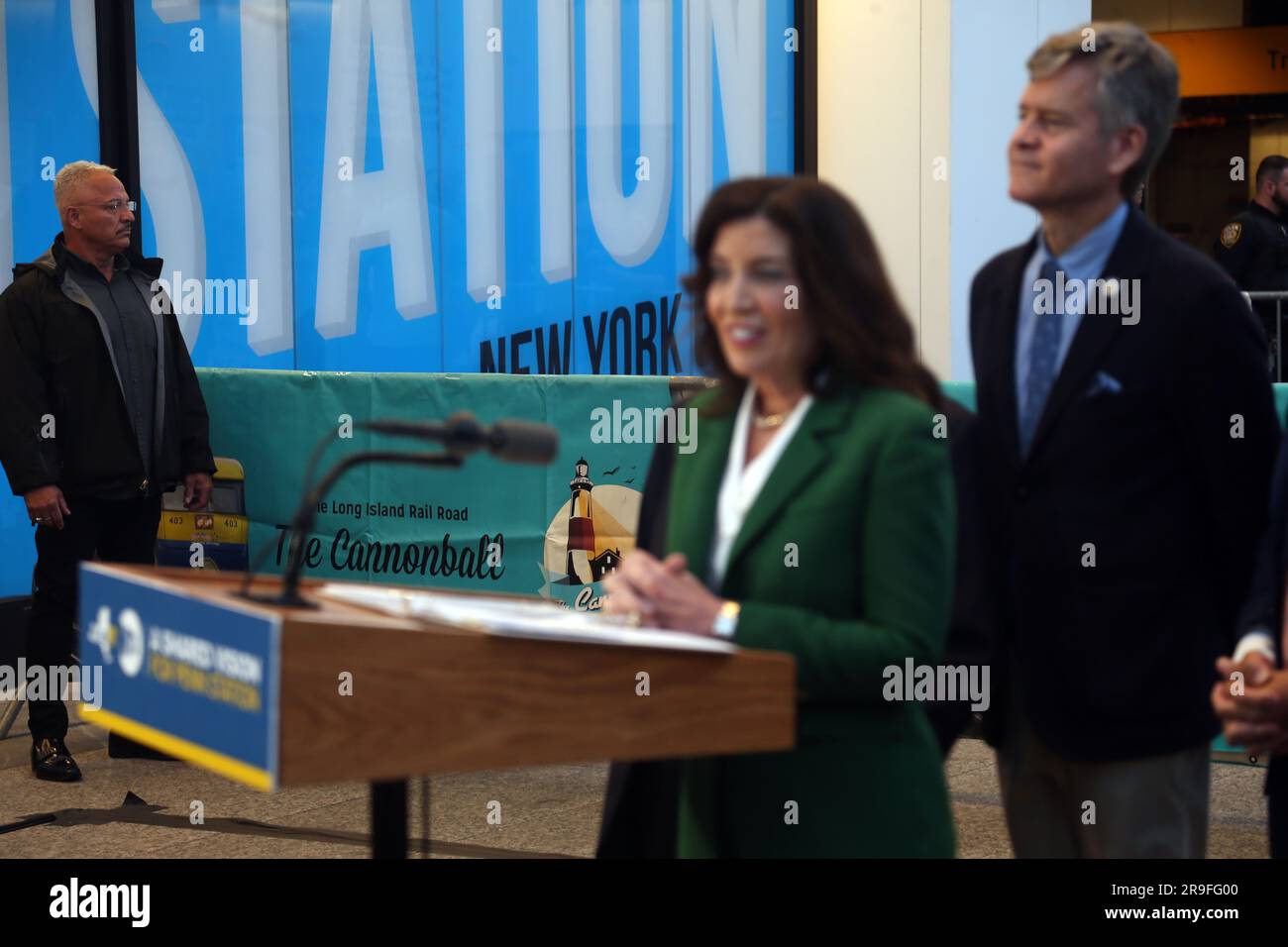 NEW YORK, NY- JUNE 26: New York State Governor Kathy Hochul and Elected ...