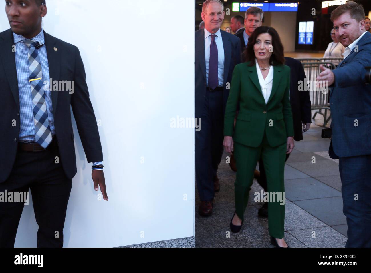 NEW YORK, NY- JUNE 26: New York State Governor Kathy Hochul and Elected ...