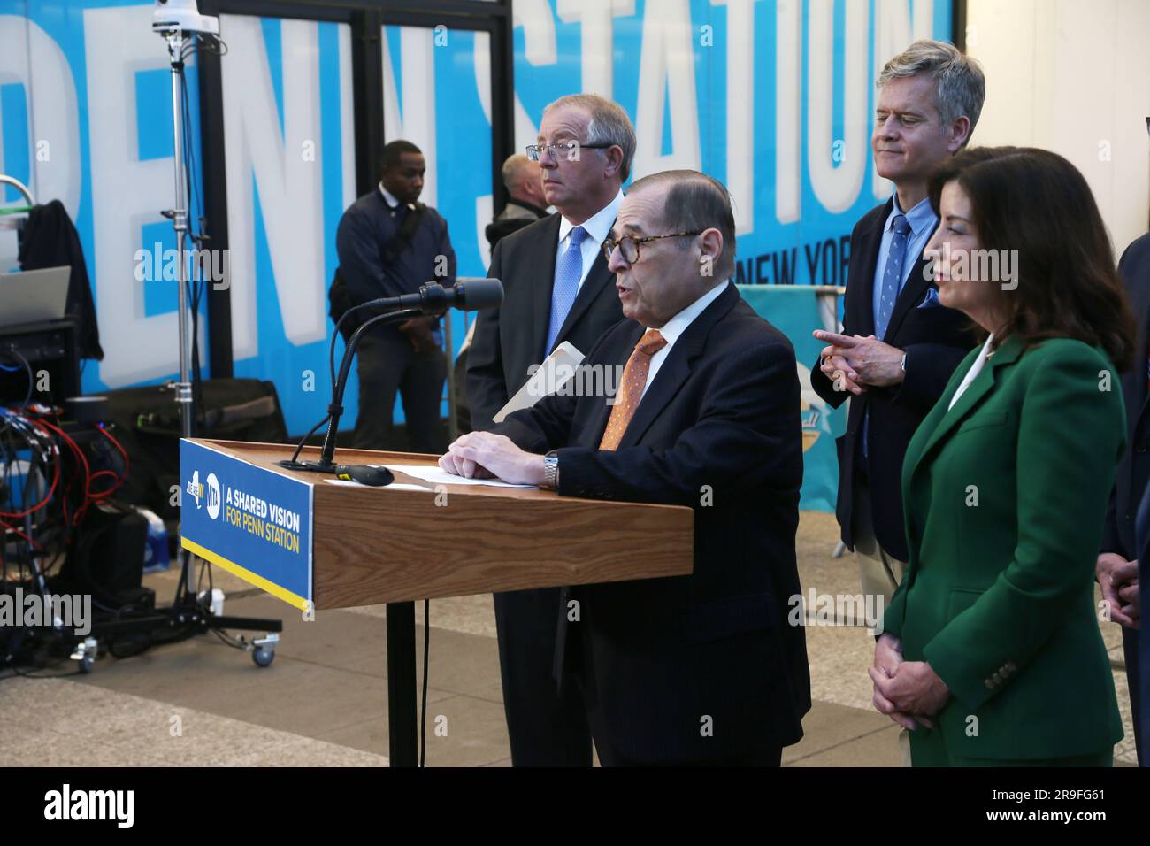 NEW YORK, NY- JUNE 26: New York State Governor Kathy Hochul and Elected ...