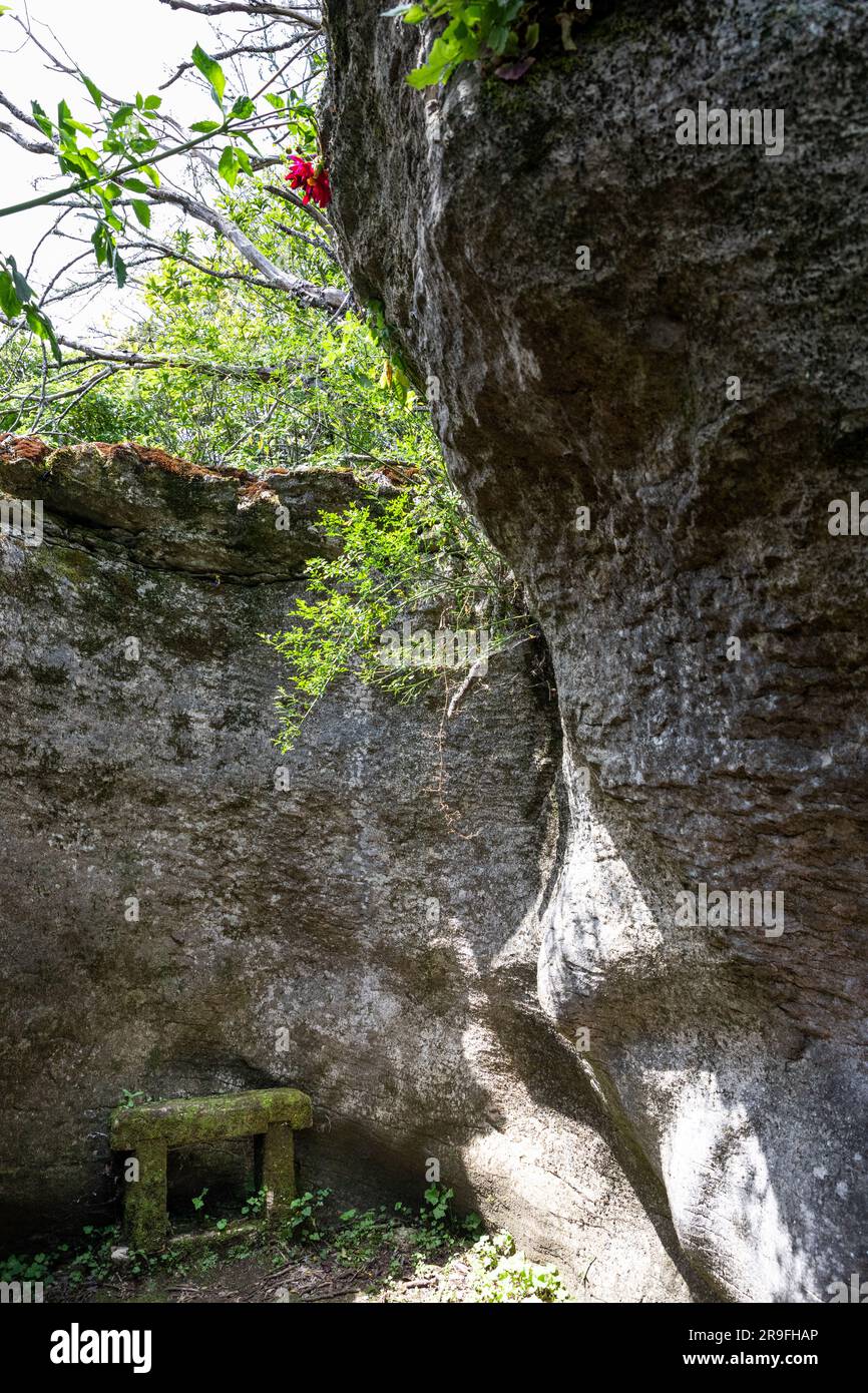 Labyrinth Rocks, a series of Limestone Canyons in a Public Reserve ...