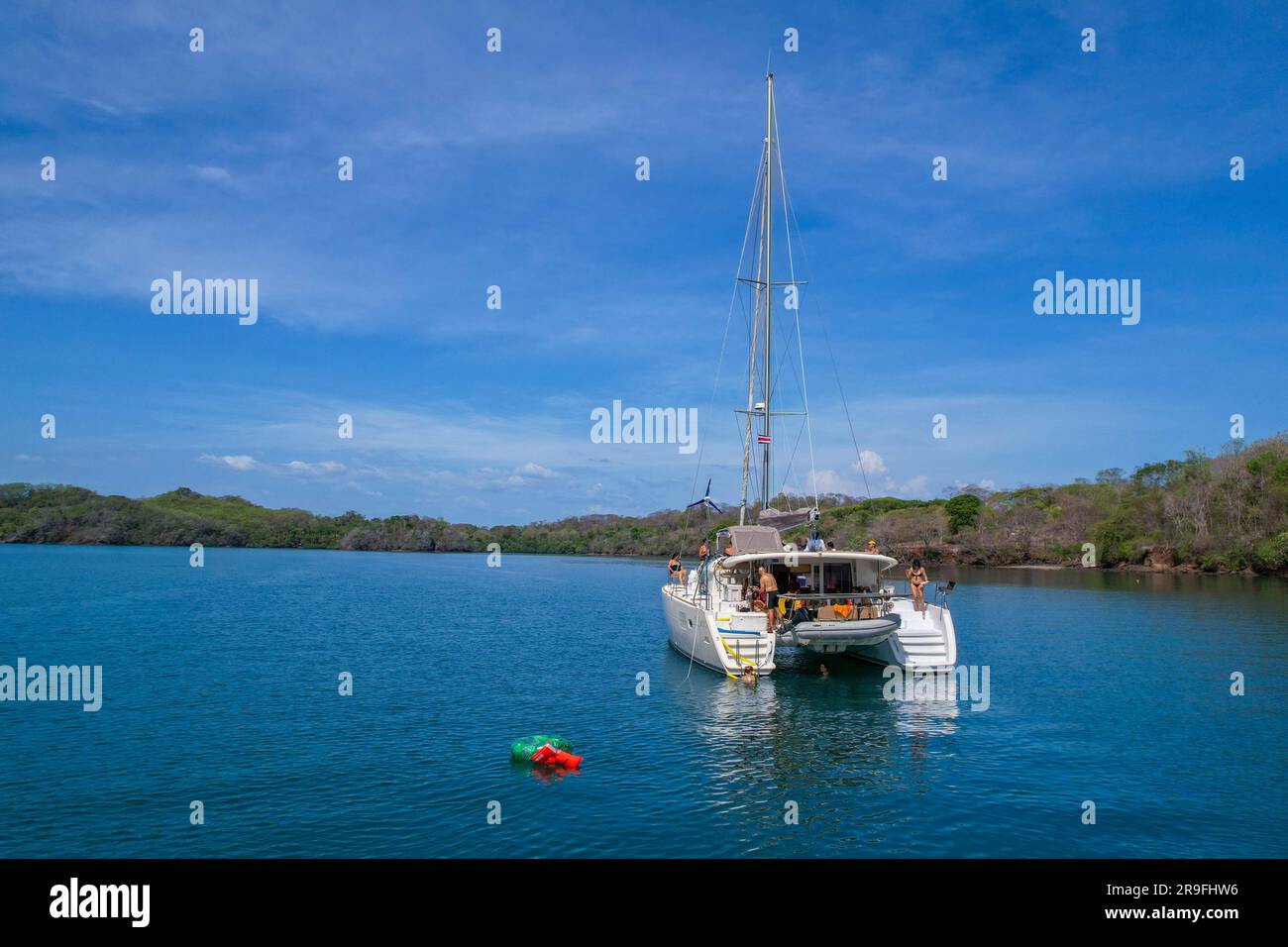 Isla Jesusita, Puntarenas Costa Rica 2023 06 06: Beautiful aerial view ...