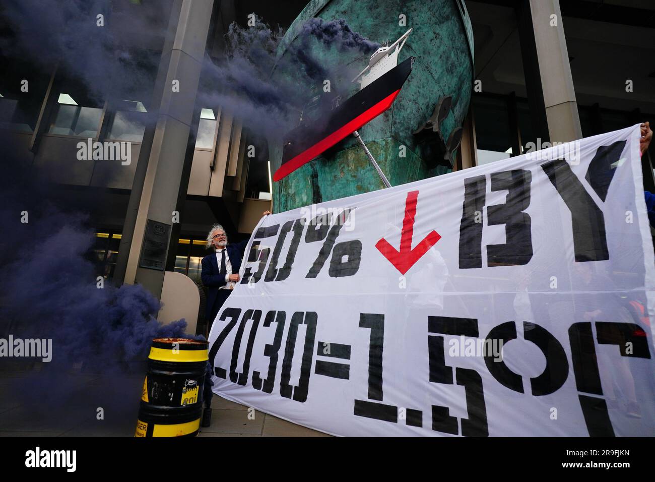 Ocean Rebellion protesters target the International Maritime ...
