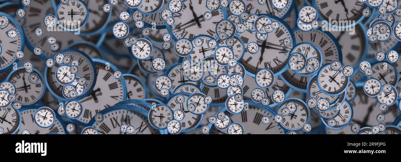 Large set of vintage clock faces. Texture of time, Elegant collection ...