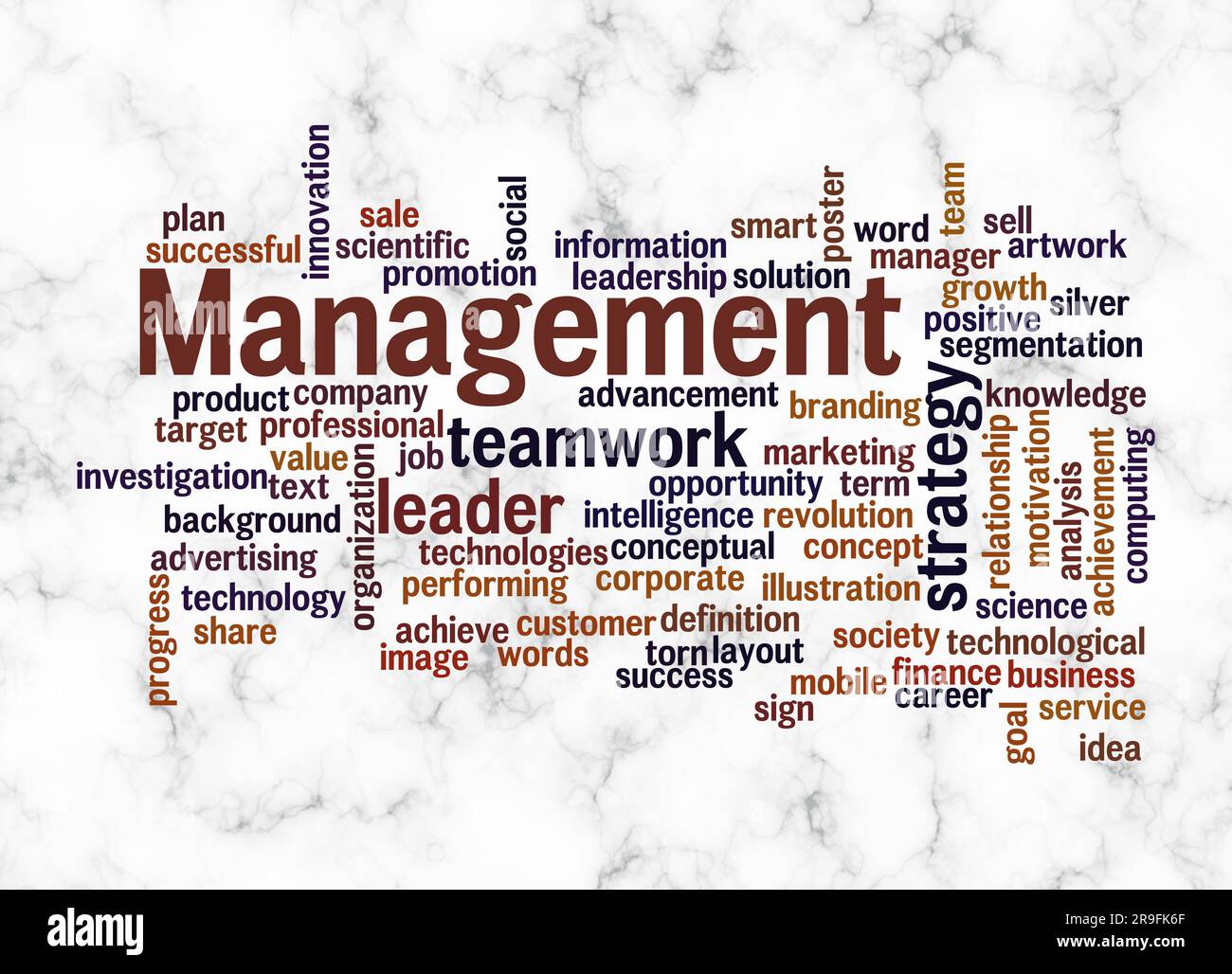 Word Cloud with MANAGEMENT concept create with text only Stock Photo ...