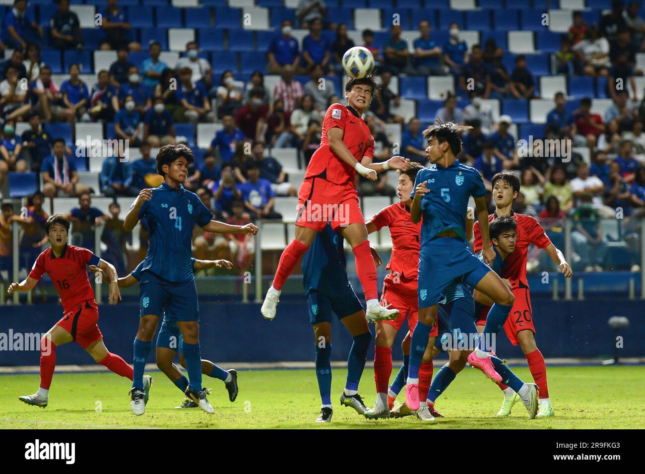 angkok,Thailand.25th June,2023.The AFC U-17 Asian Cup Quarter Final ...