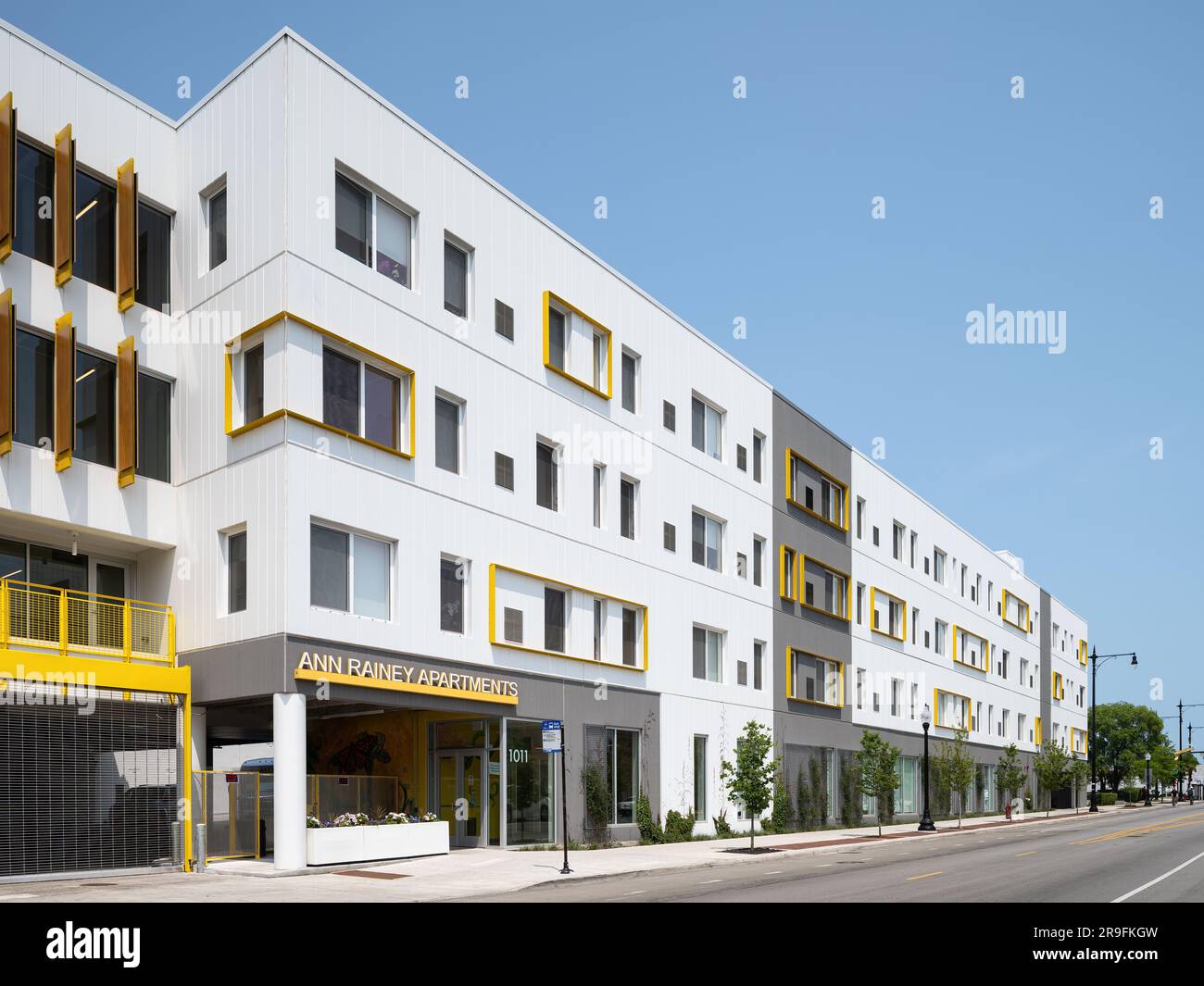 Ann Rainey apartments Stock Photo - Alamy