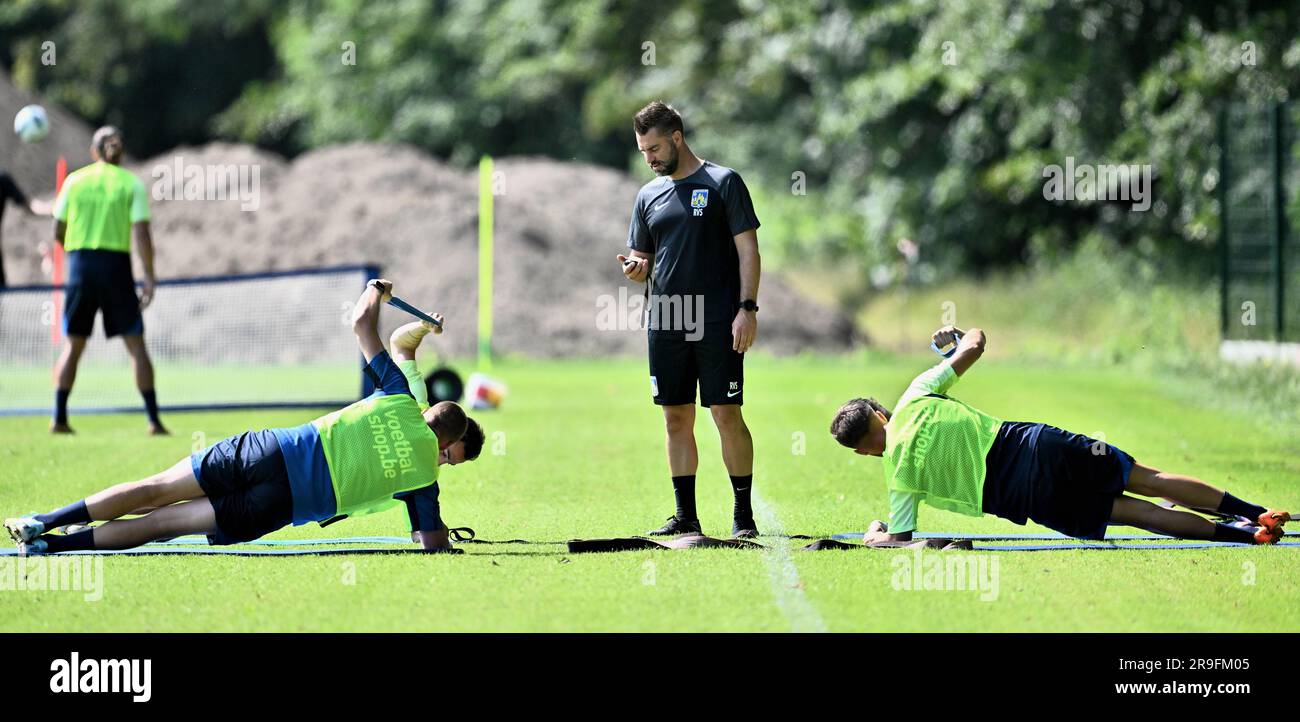 Westerlo, Belgium. 26th June, 2023. physical coach Rudger Van Snick ...