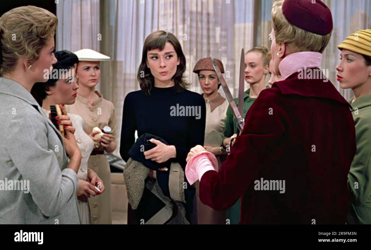 FUNNY FACE 1957 Paramount Pictures film with Audrey Hepburn Stock Photo - Alamy