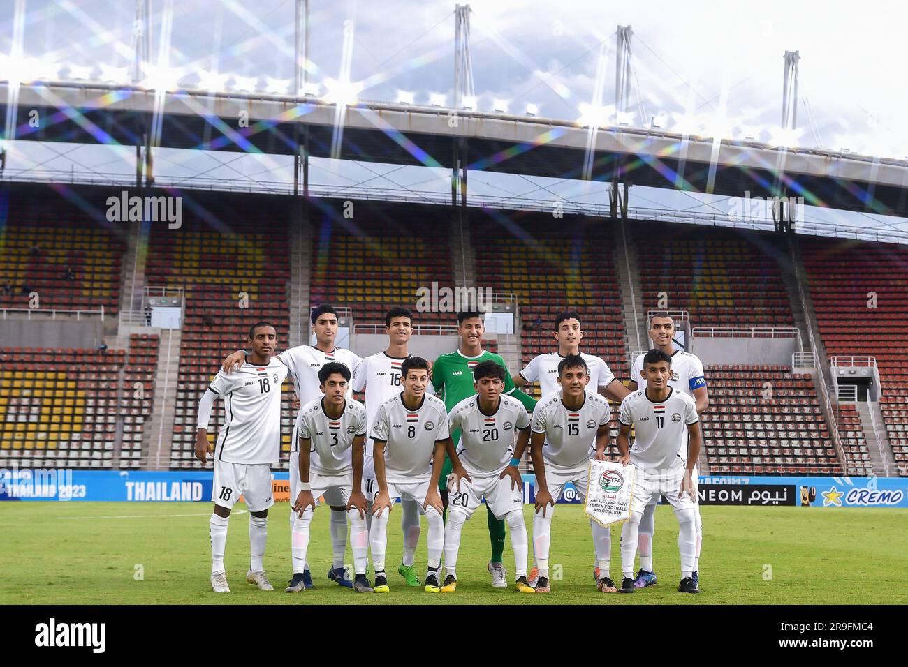 Bangkok,Thailand.25th June,2023.The AFC U-17 Asian Cup Quarter Final ...