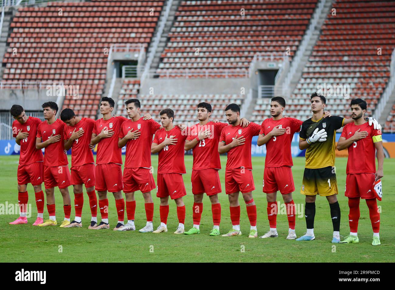 Bangkok,Thailand.25th June,2023.The AFC U-17 Asian Cup Quarter Final ...