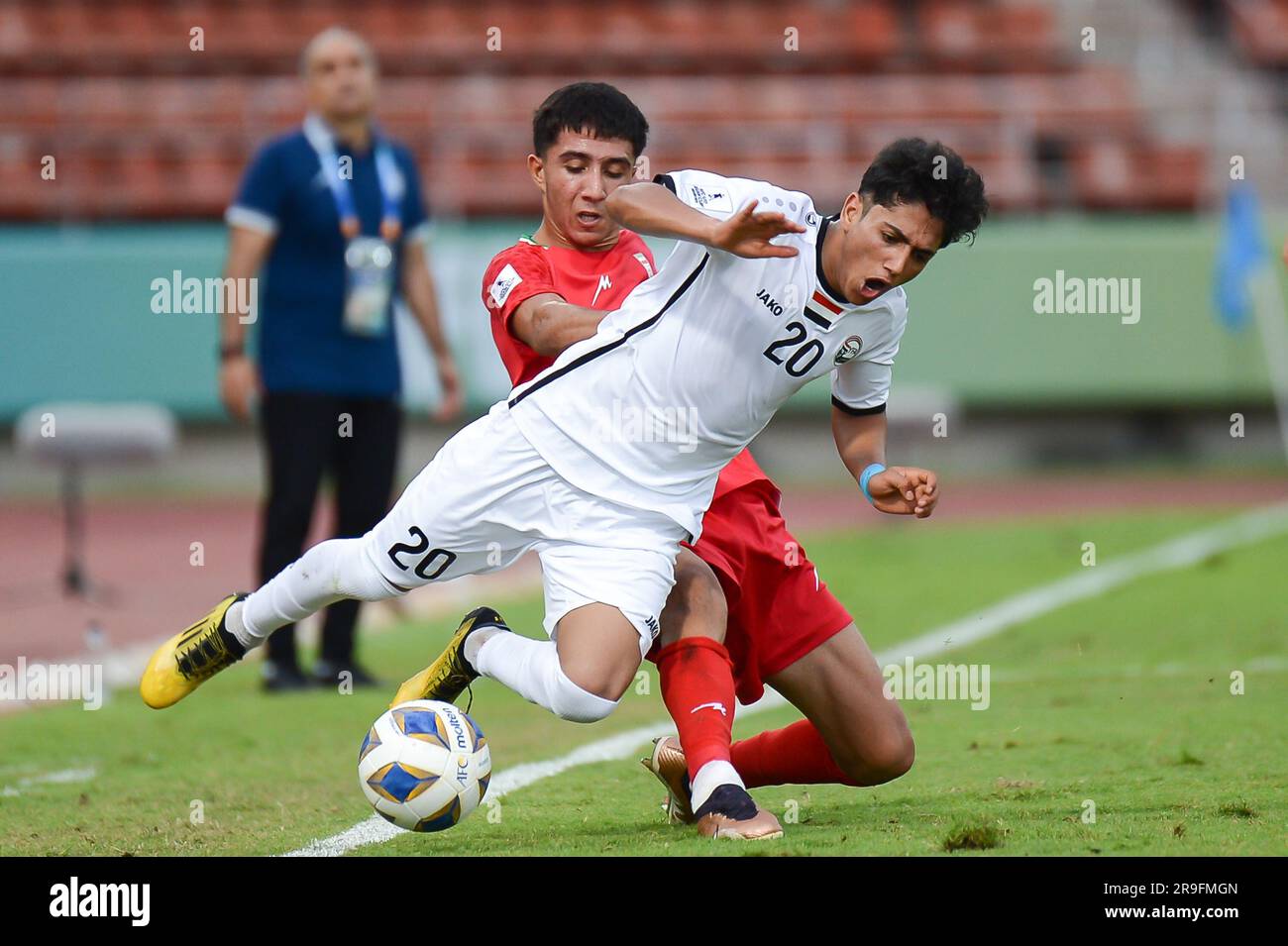 Bangkok,Thailand.25th June,2023.The AFC U-17 Asian Cup Quarter Final ...