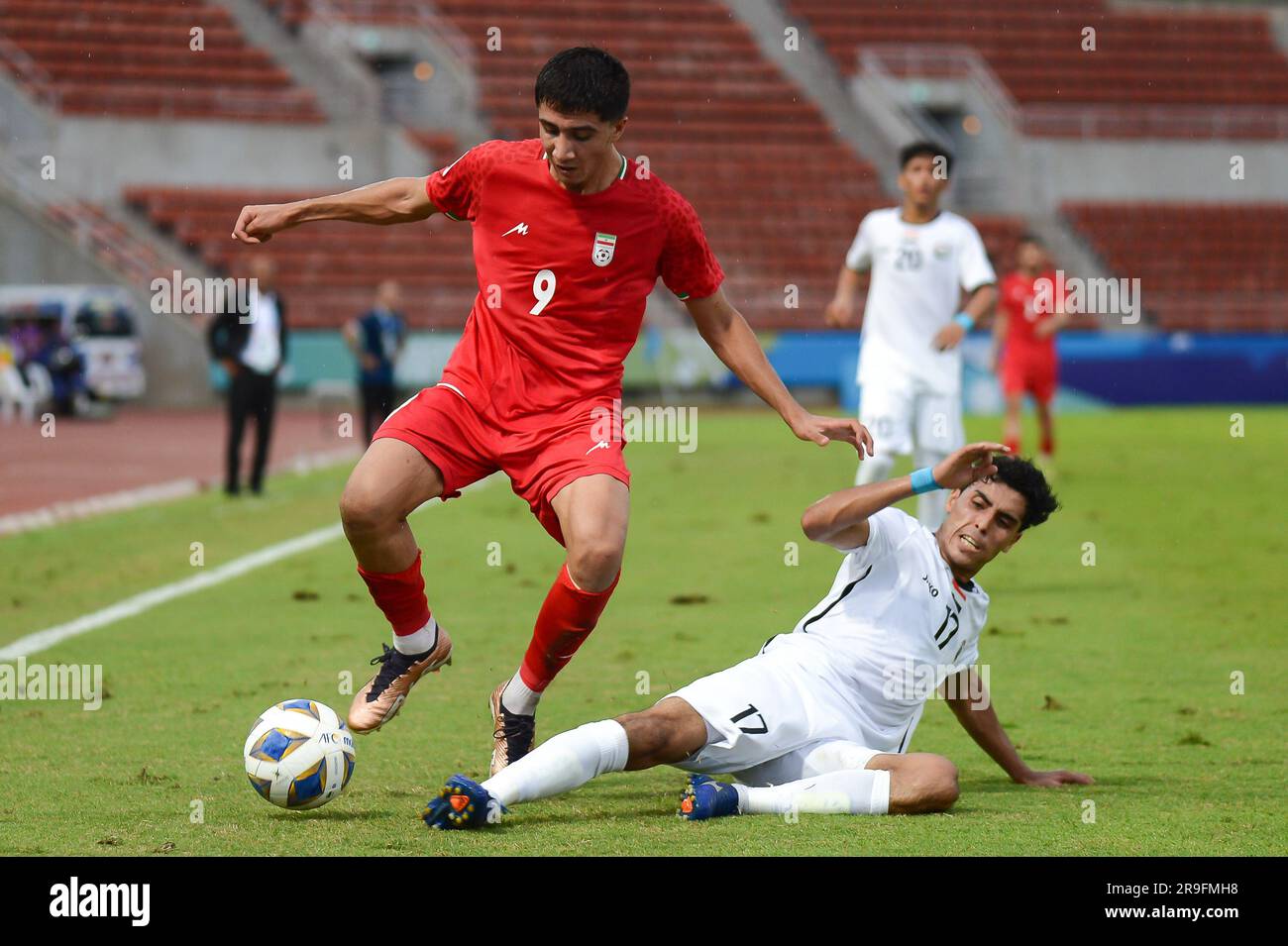Bangkok,Thailand.25th June,2023.The AFC U-17 Asian Cup Quarter Final ...