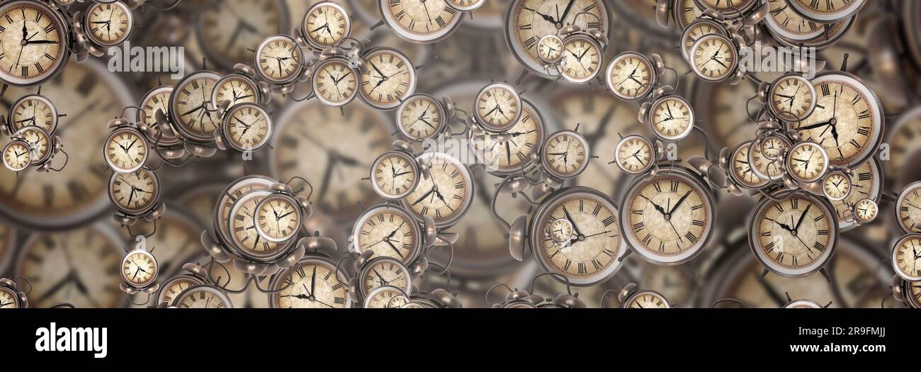 Large set of vintage clock faces. Texture of time, Elegant collection ...