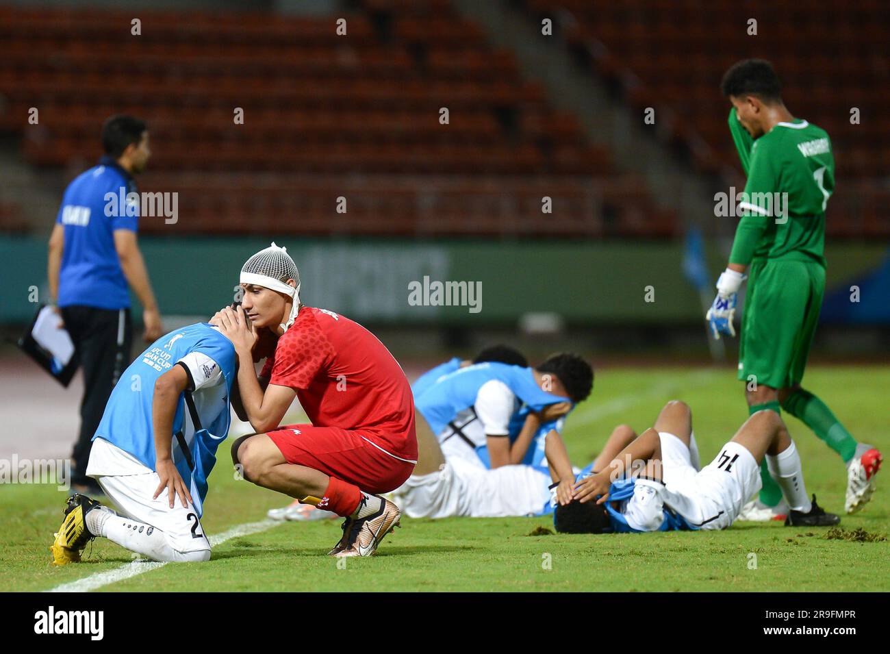 Bangkok,Thailand.25th June,2023.The AFC U-17 Asian Cup Quarter Final ...