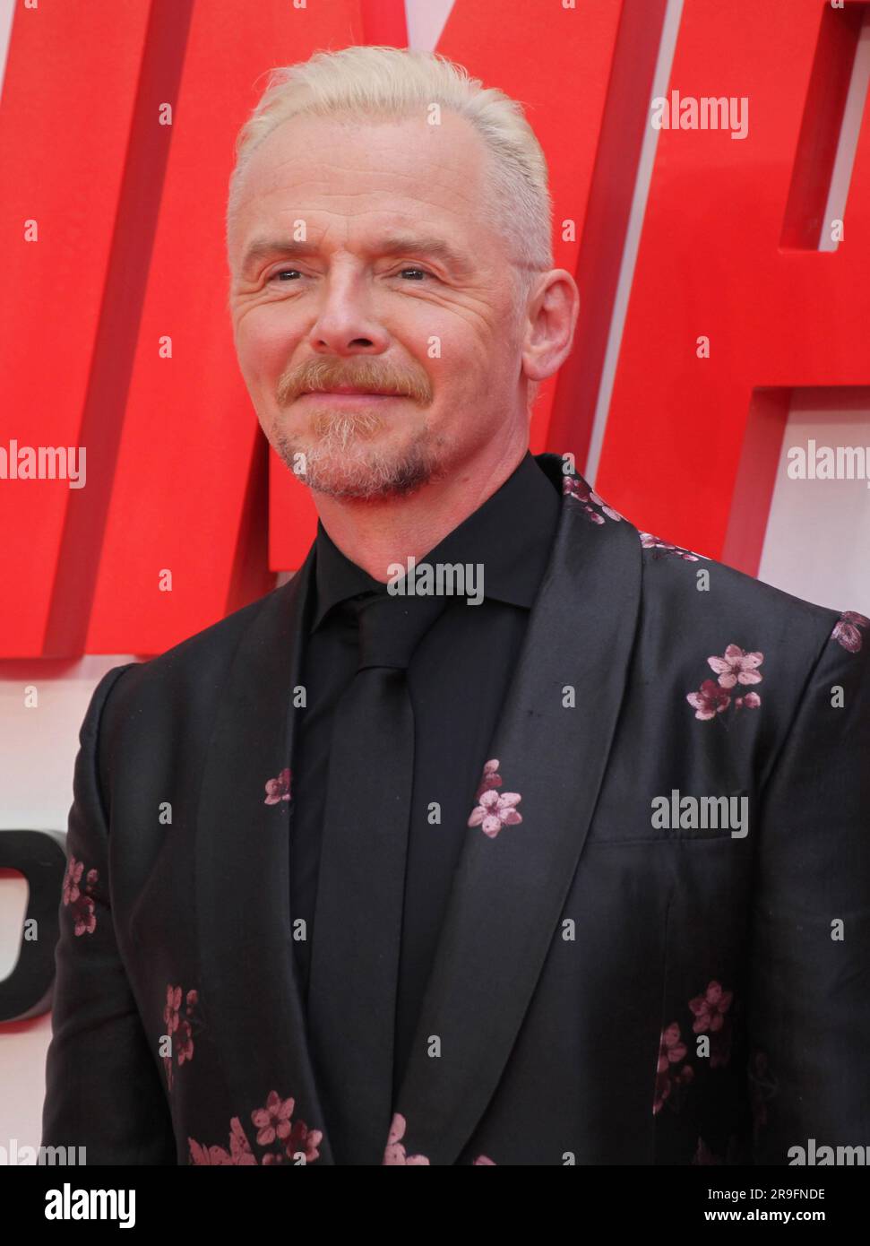 London, UK. Simon Pegg at The UK Premiere of Mission: Impossible - Dead ...