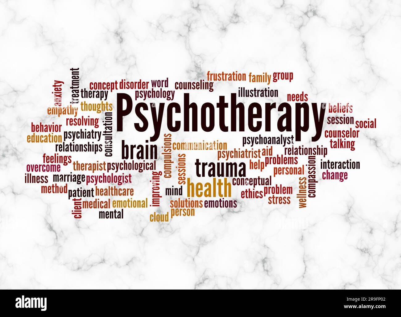 Word Cloud with PSYCHOTHERAPY concept create with text only Stock Photo ...