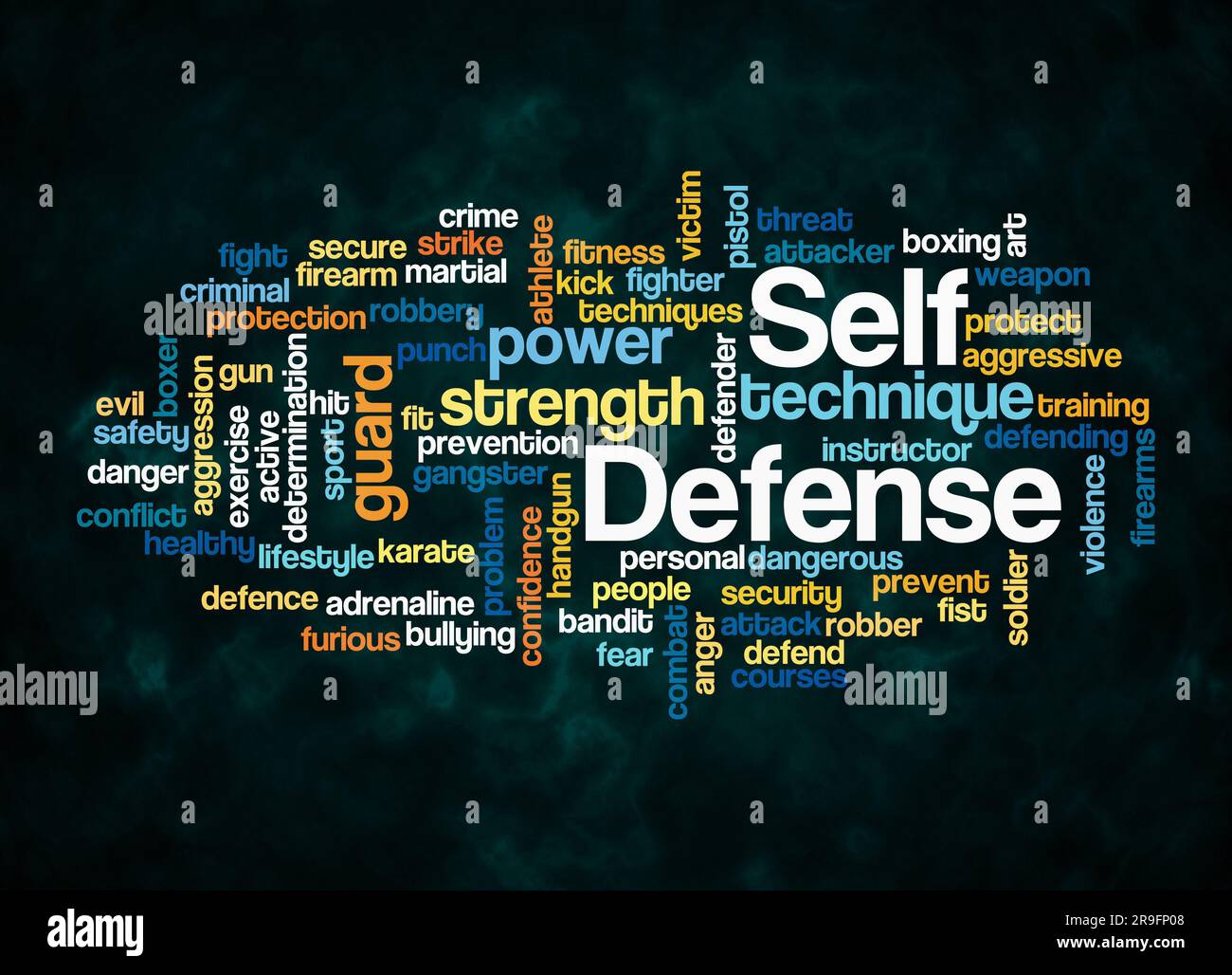 Word Cloud with SELF DEFENSE concept create with text only Stock Photo ...