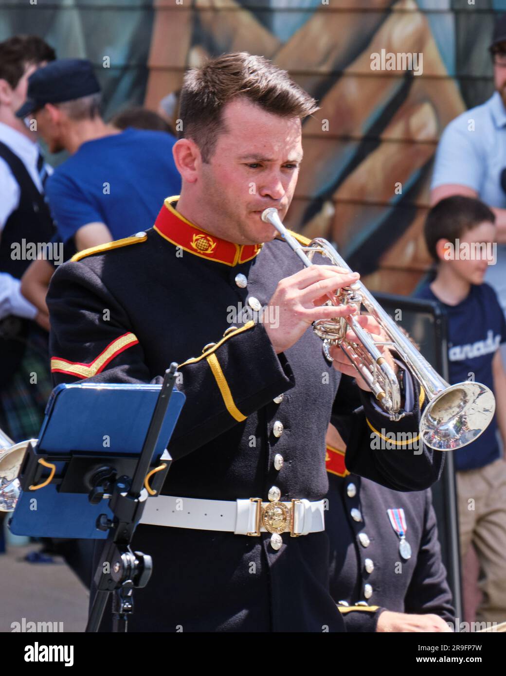 Royal Tattoo performers: Band of his Majesty royal Marines ...