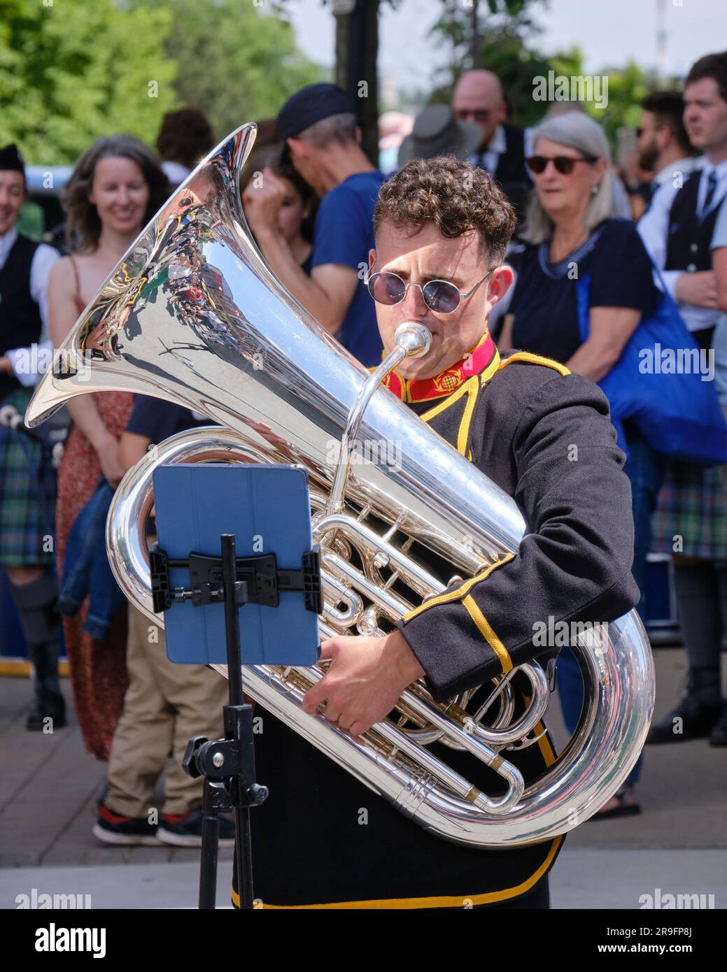 Royal Tattoo performers: Band of his Majesty royal Marines ...