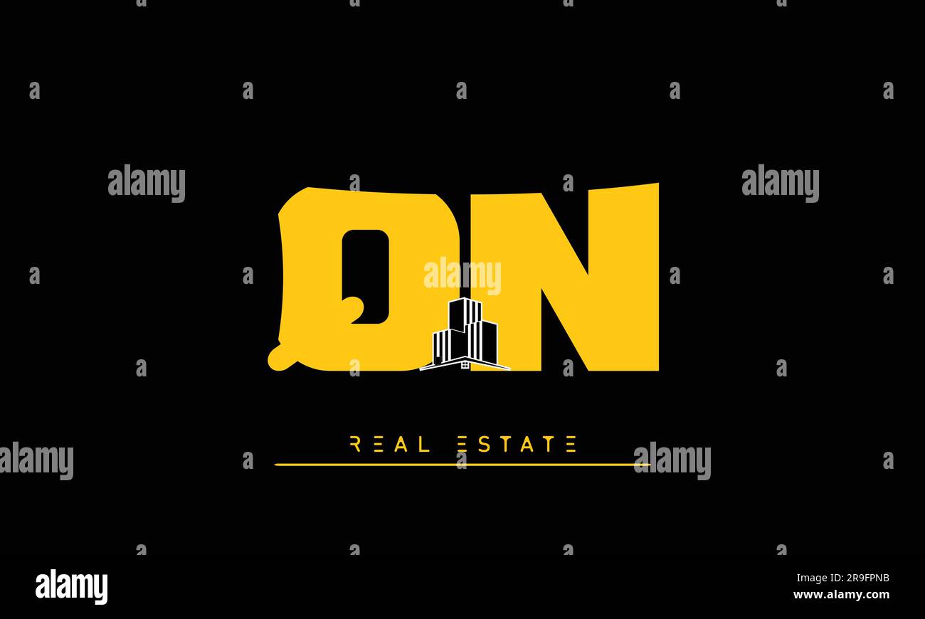Qn real estate logo Stock Vector Images - Alamy