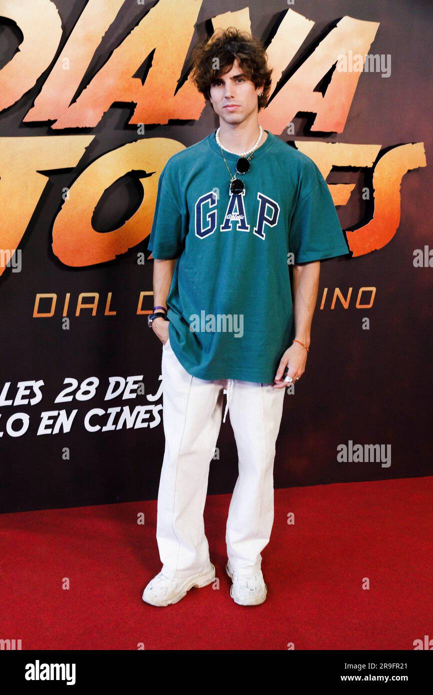 Mike Fajardo poses at the photocall during the premiere of the movie ...