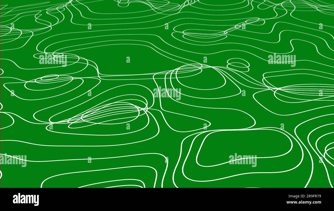 Green 3D Topographic map background concept abstract background. Space ...