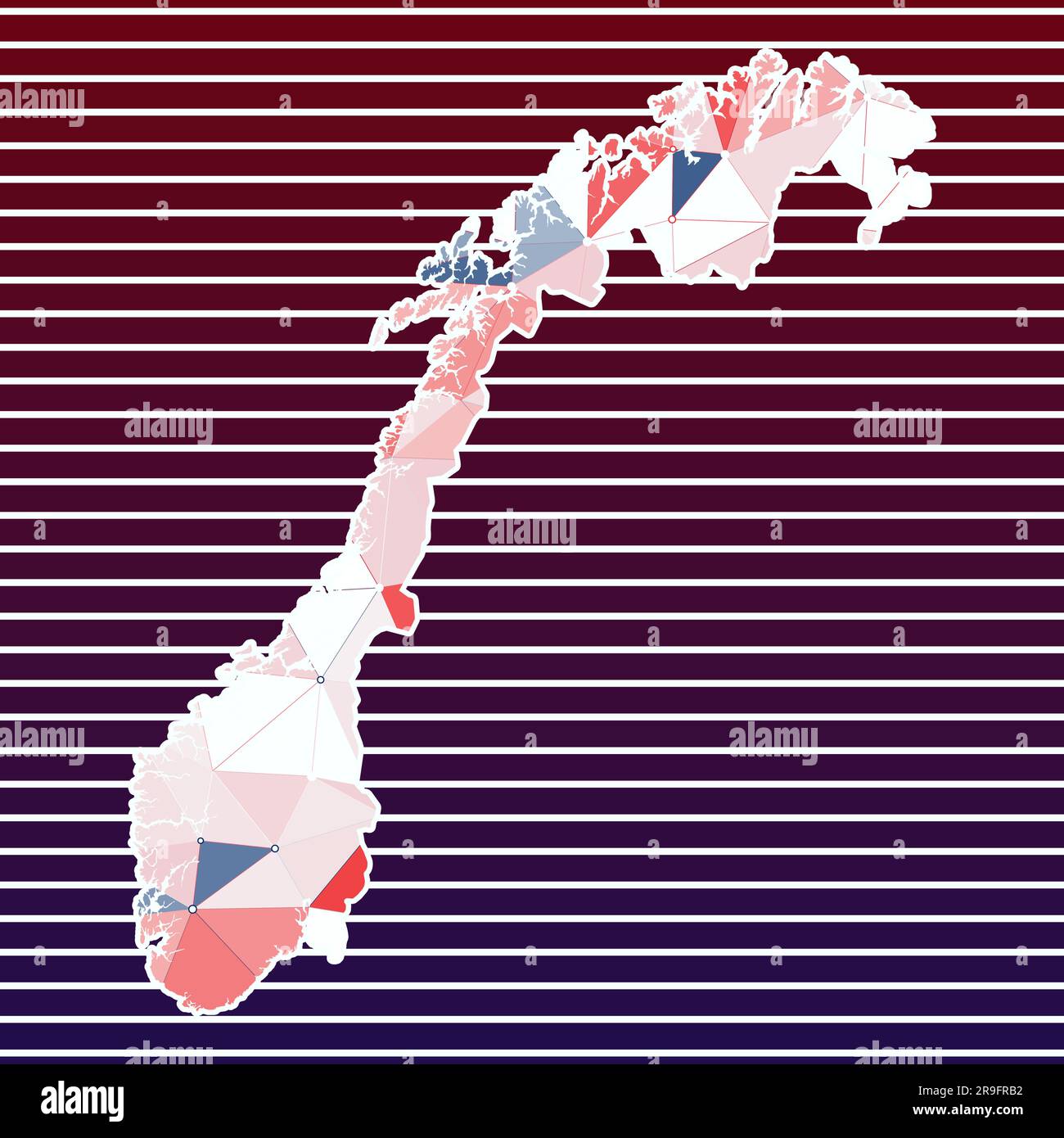 Norway vector illustration. Norway design on gradient stripes ...