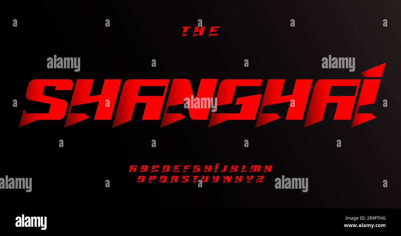 Powerful and determined font, modern edgy letters for esport team logo ...