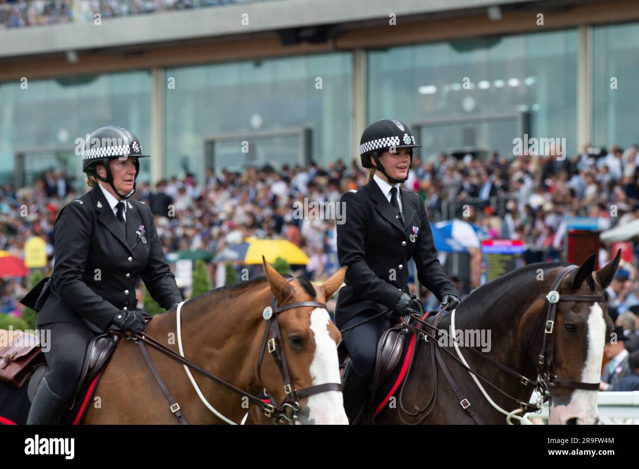 Ascot, Berkshire, UK. 24th June, 2023. Thames Valley Police Mounted ...