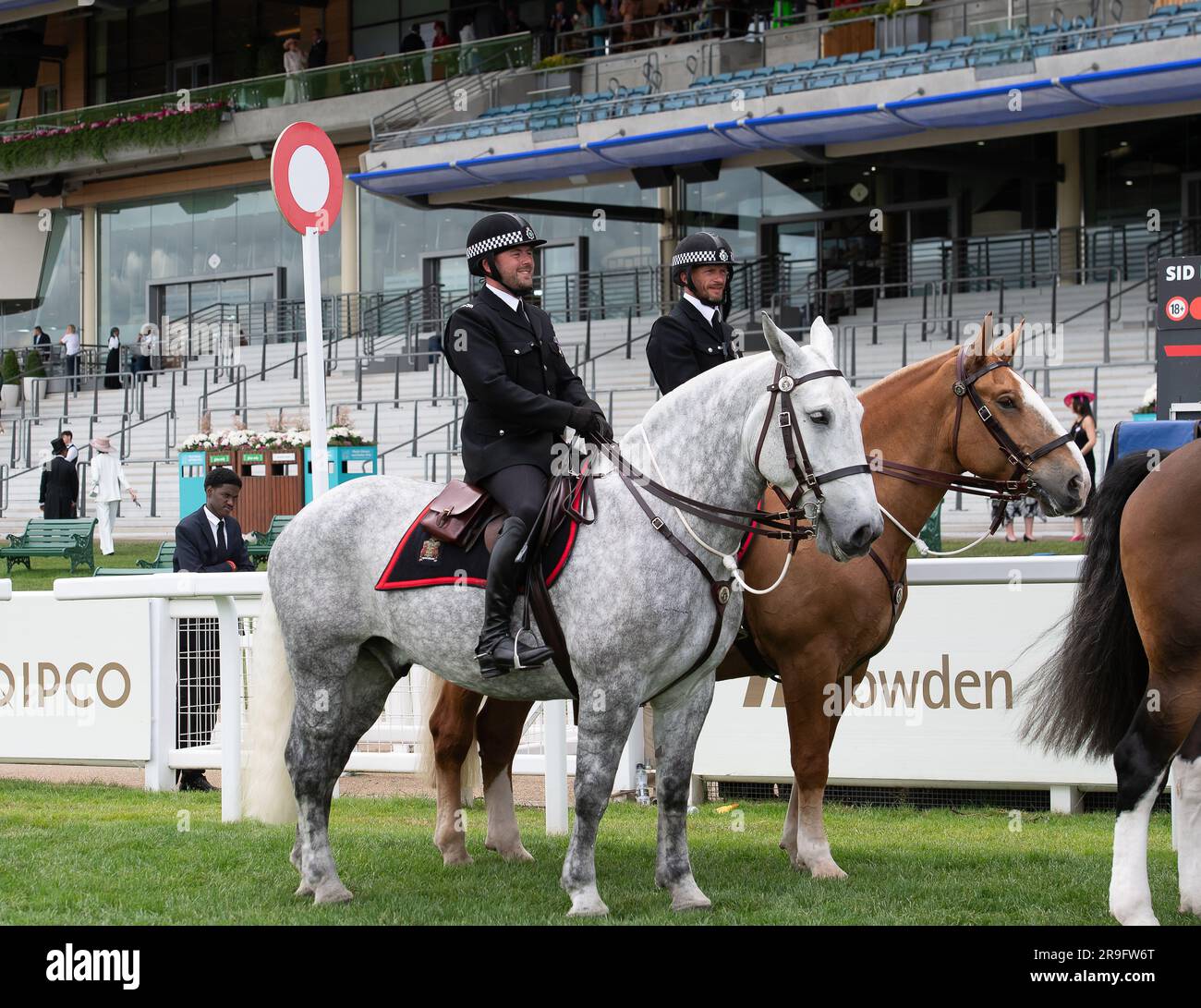 Ascot, Berkshire, UK. 24th June, 2023. Thames Valley Police Mounted ...