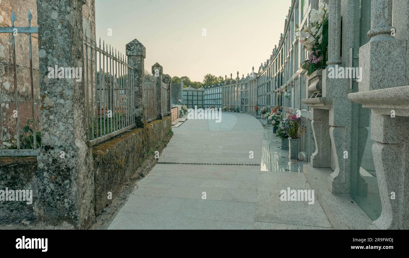 Walk from a cemetery Stock Photo - Alamy