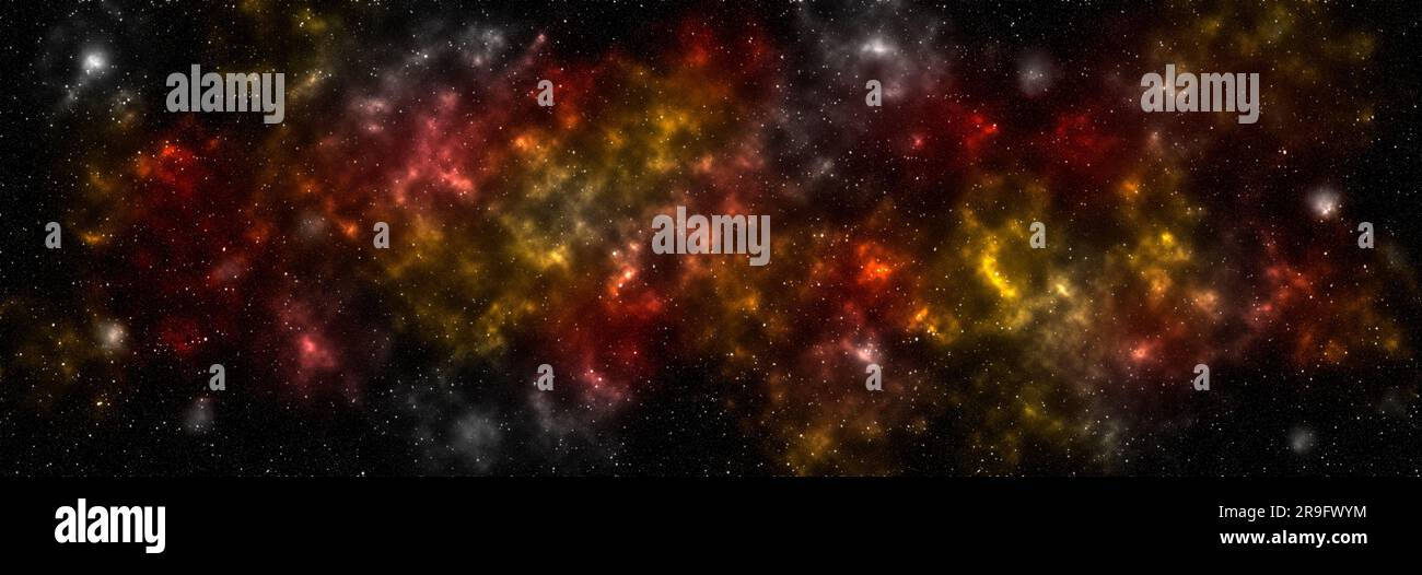 Space background with stardust and shining stars. Realistic cosmos and ...