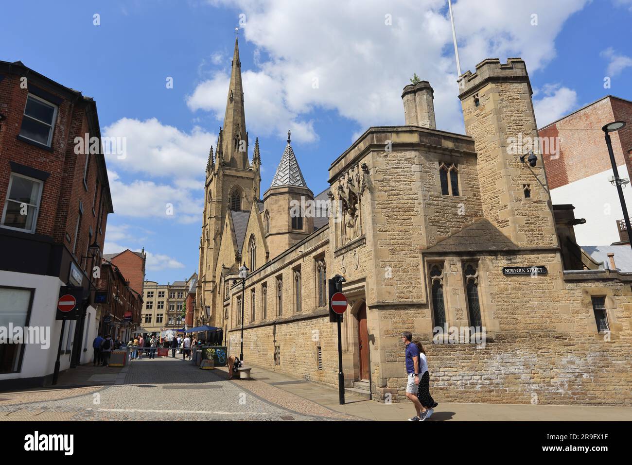 St Mary's Roman Catholic Cathedral on Norfolk Street in the city centre ...