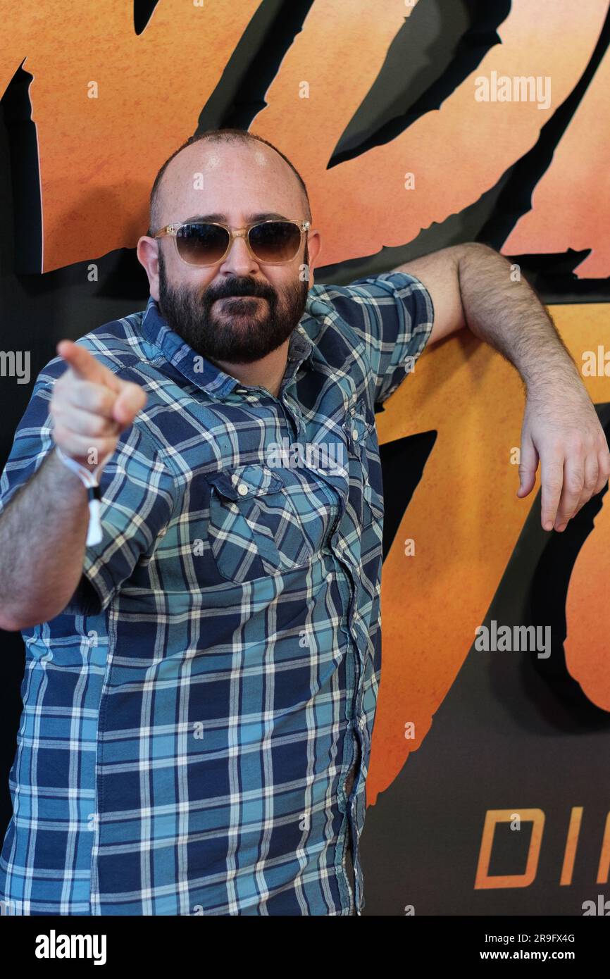 Carlos Areces during the photocall the premiere of the movie 'Indiana ...