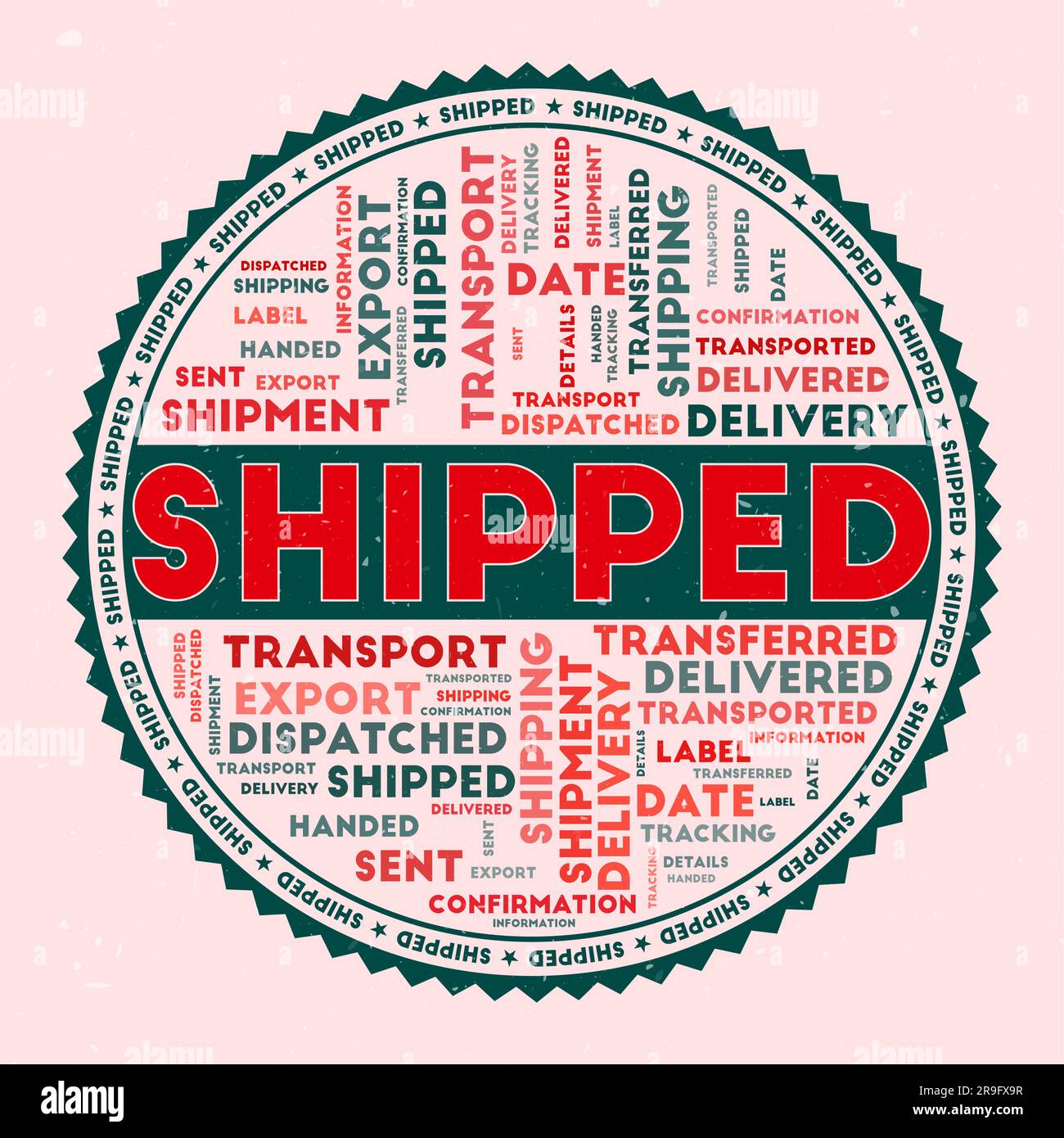 Shipped word hi-res stock photography and images - Alamy