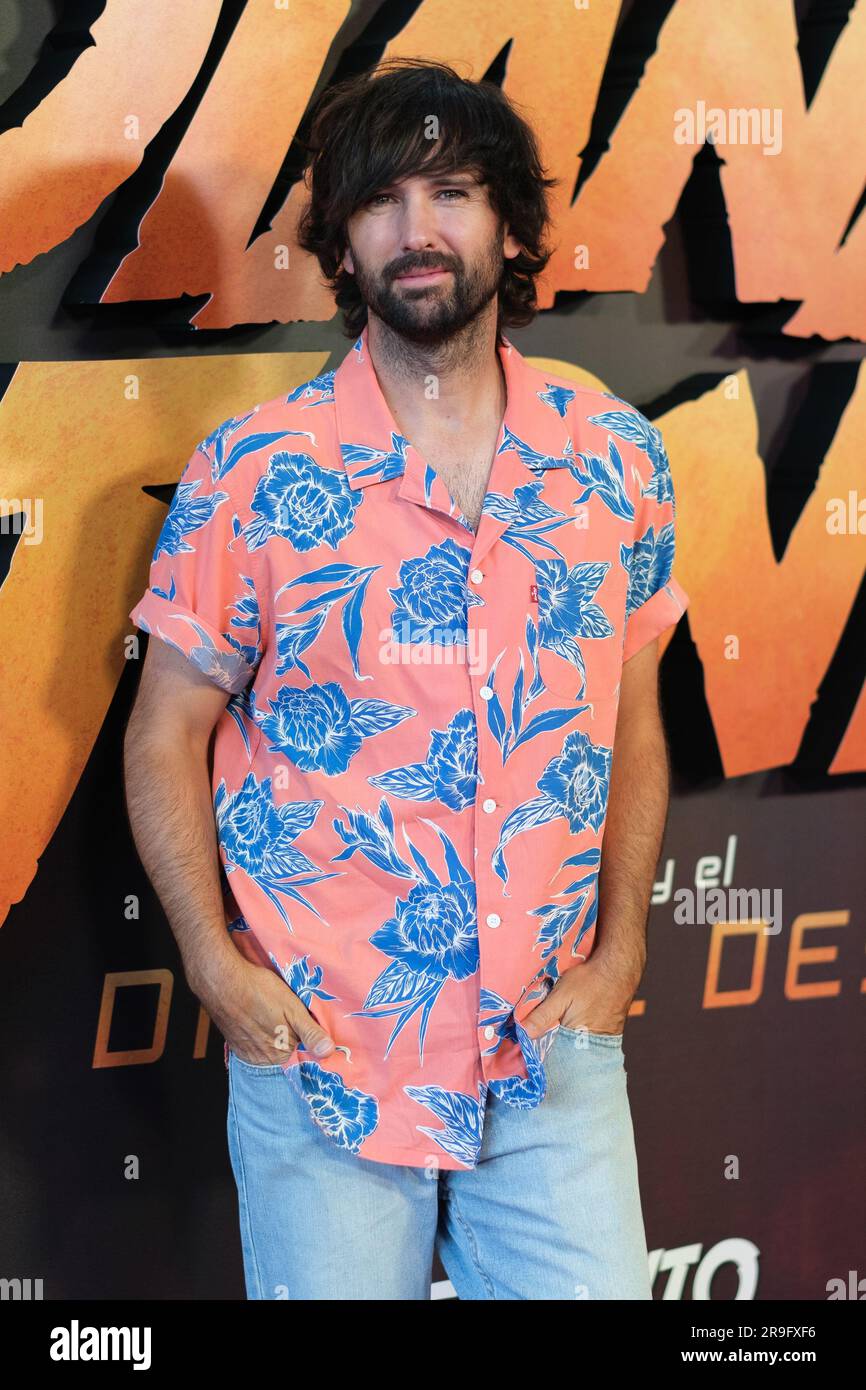 David Otero during the photocall the premiere of the movie 'Indiana ...