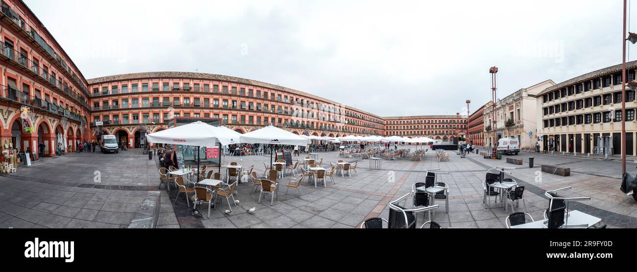 Cordoba, Spain - February 25, 2022: View of famous Corredera Square ...