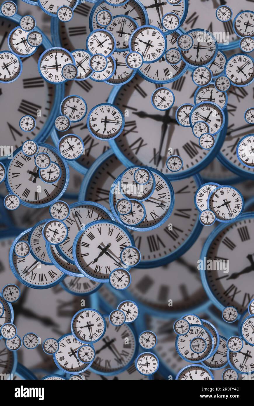 Large set of vintage clock faces. Texture of time, Elegant collection ...