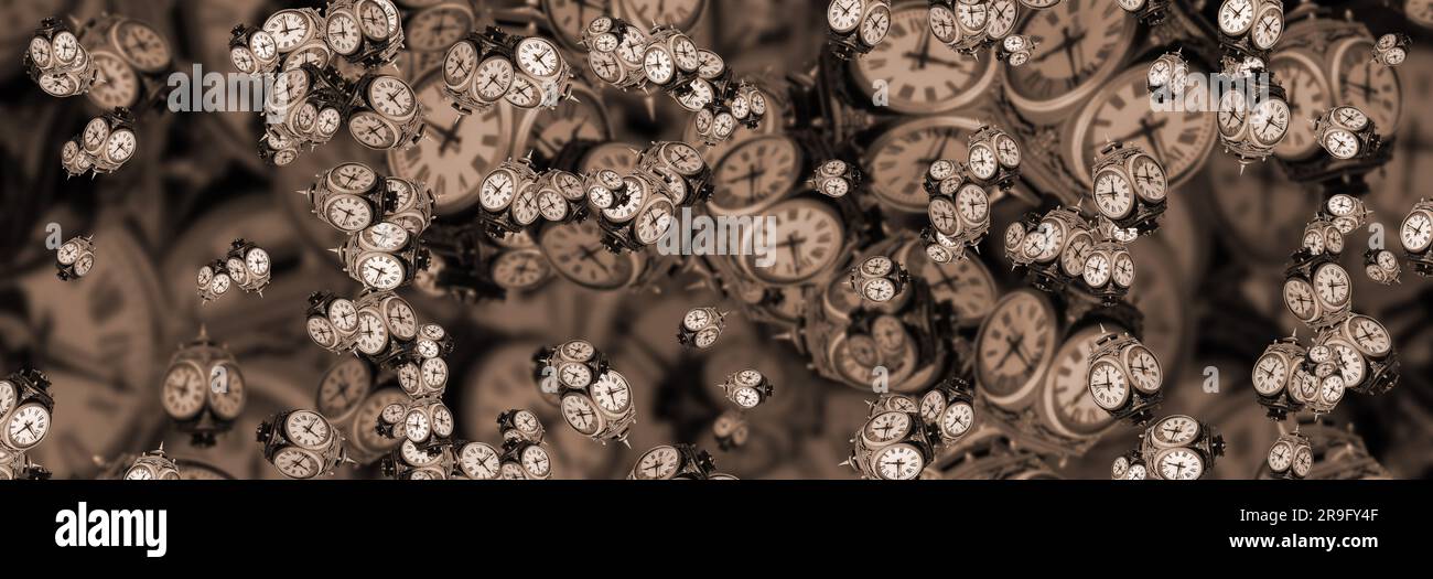 Large set of vintage clock faces. Texture of time, Elegant collection ...