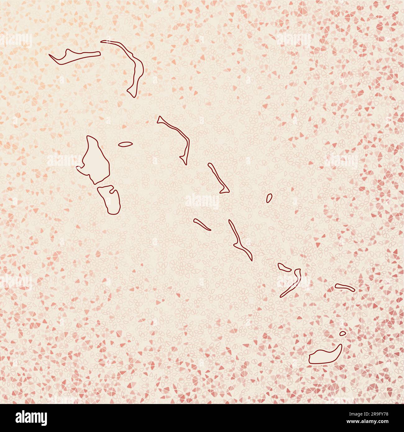 Bahamas shape with country names word cloud in multiple languages ...