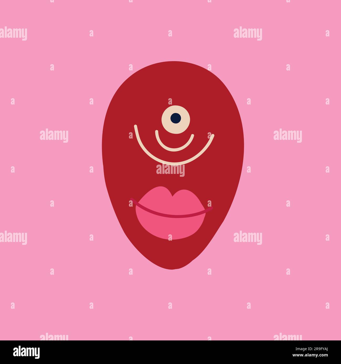 Fantasy lips Stock Vector Images - Alamy