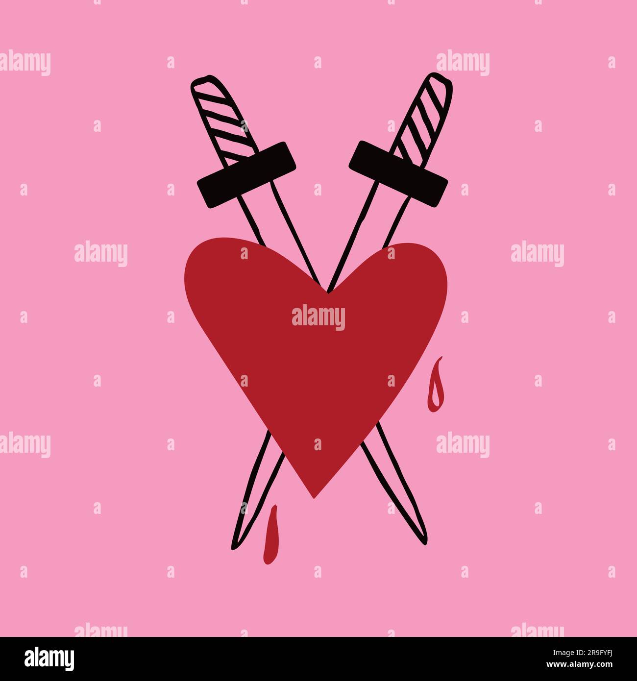 Dagger drawn Stock Vector Images - Alamy