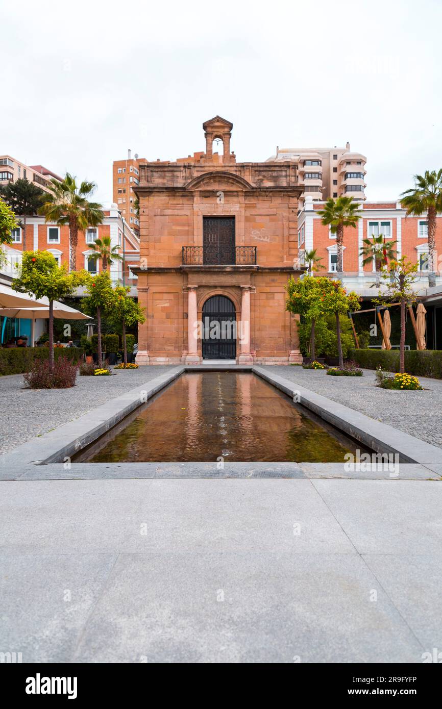 The Chapel of the port of Malaga, La capilla del puerto de Malaga Stock ...