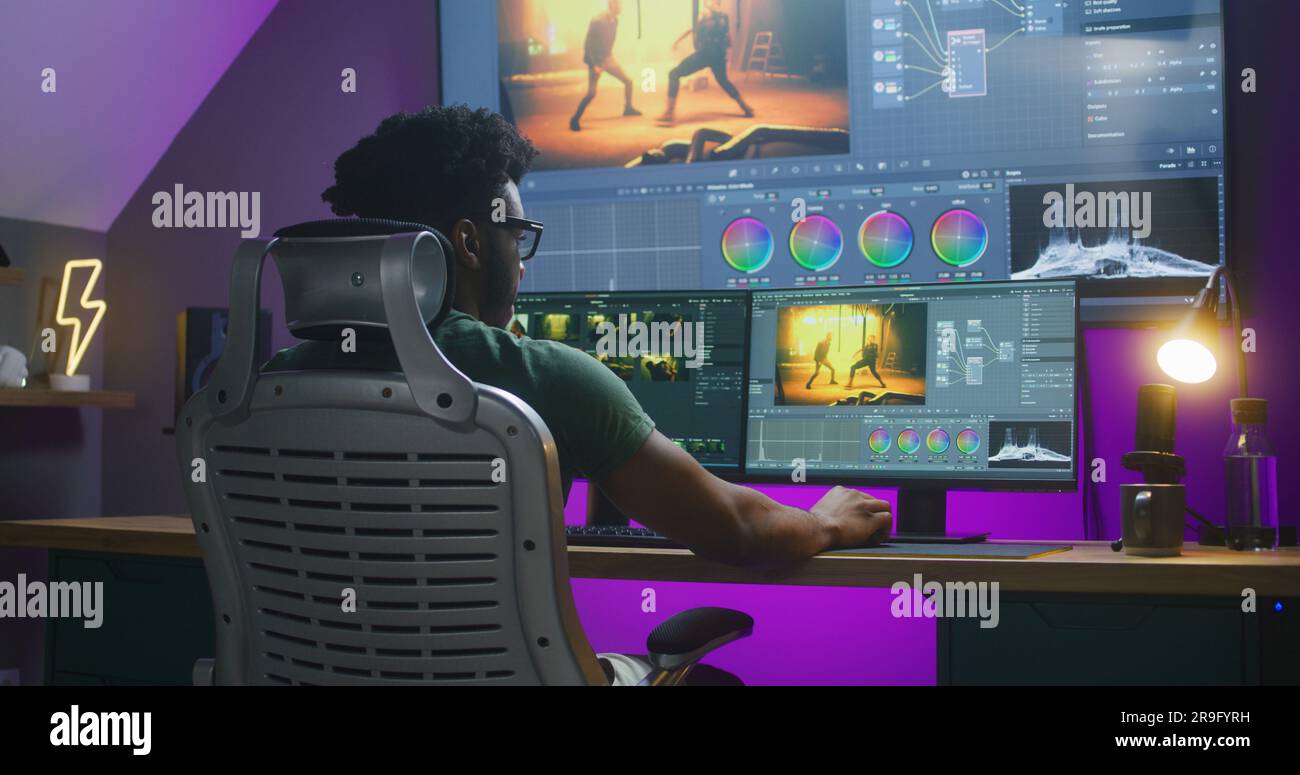 Digital colour grading hi-res stock photography and images - Alamy