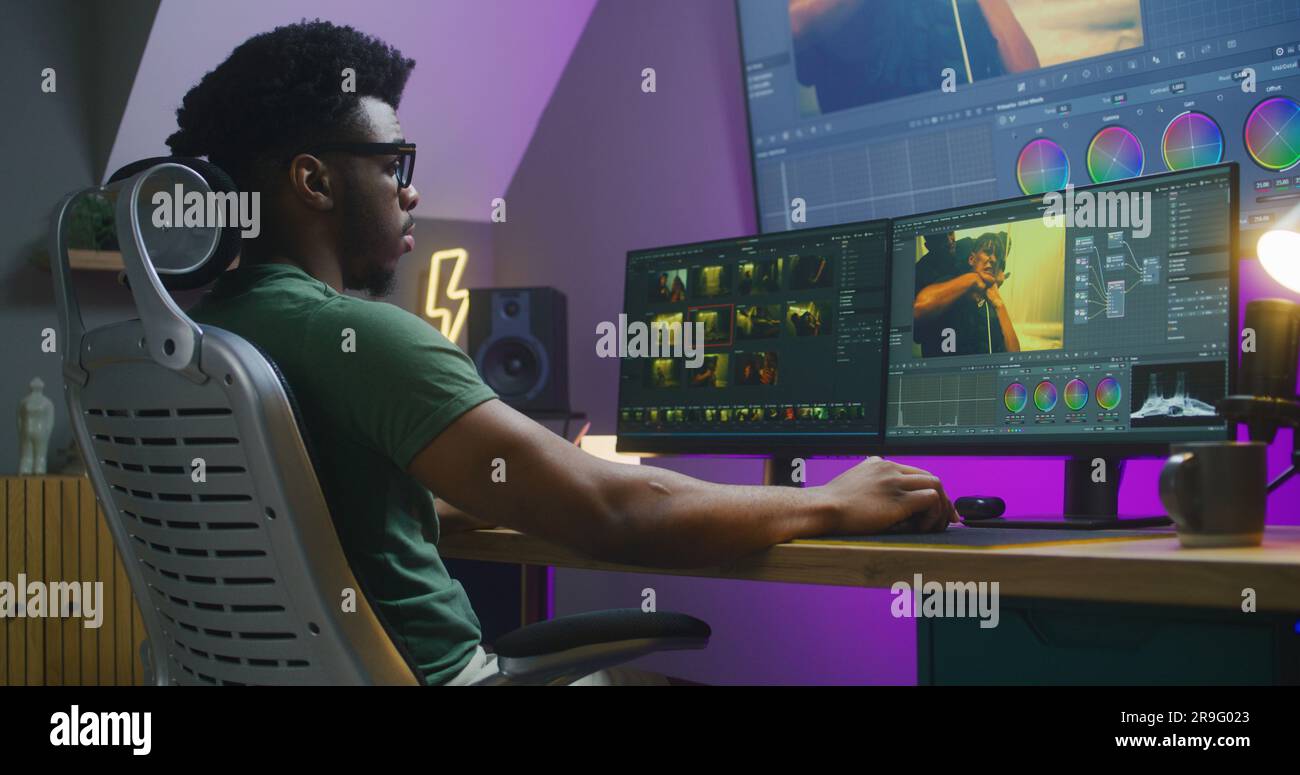 Digital colour grading hi-res stock photography and images - Alamy