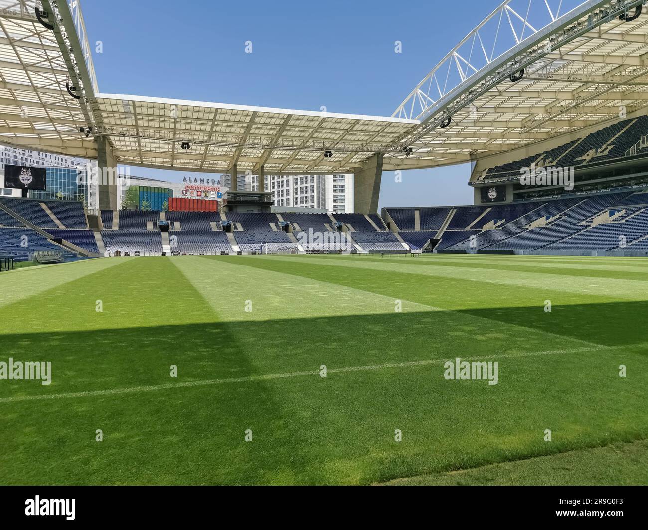 Porto Portugal - 06 05 2023: Inside view of the Dragon Stadium or ...