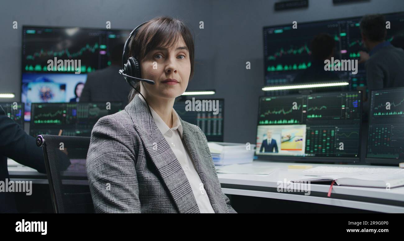 Trader sits on trading hi-res stock photography and images - Alamy